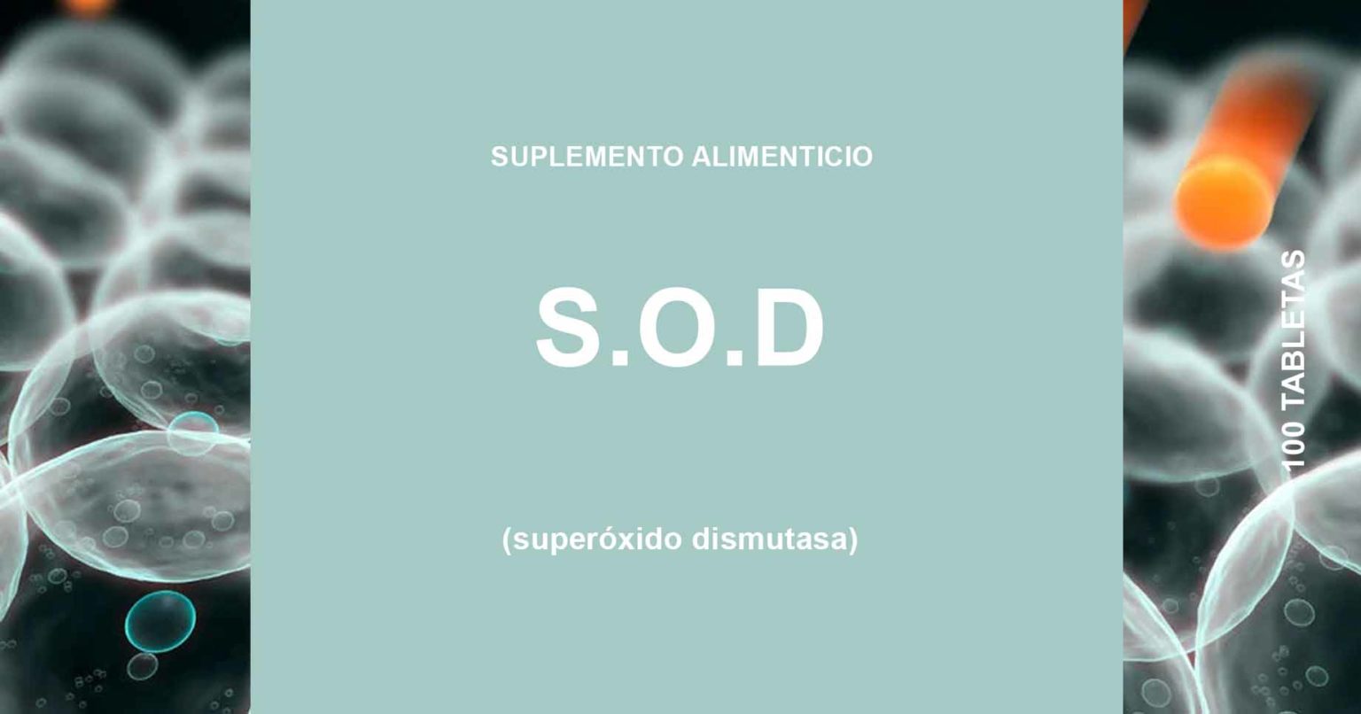Superóxido Dismutasa SOD 250 mg 50 tabletas: Potente Antioxidante ...